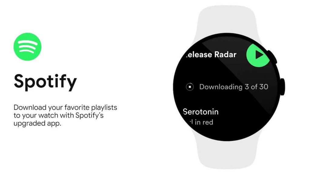 Spotify has begun handing out offline music downloads for Wear OS ...