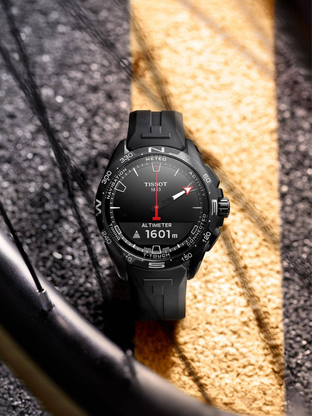 Swatch's long-awaited smartwatch Tissot T-Touch Connect Solar hybrid a ...